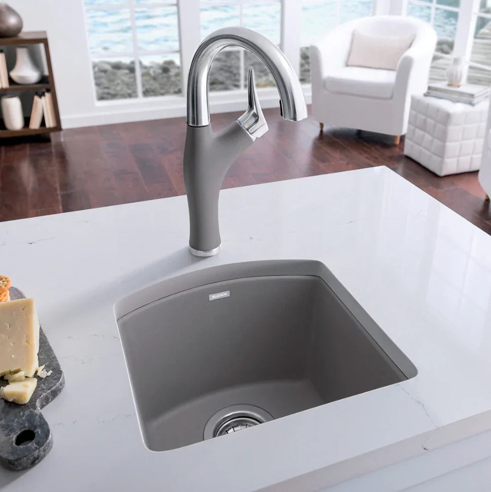 Blanco Diamond Mini Silgranit Dual Mount Kitchen Sink – Eunoia Home